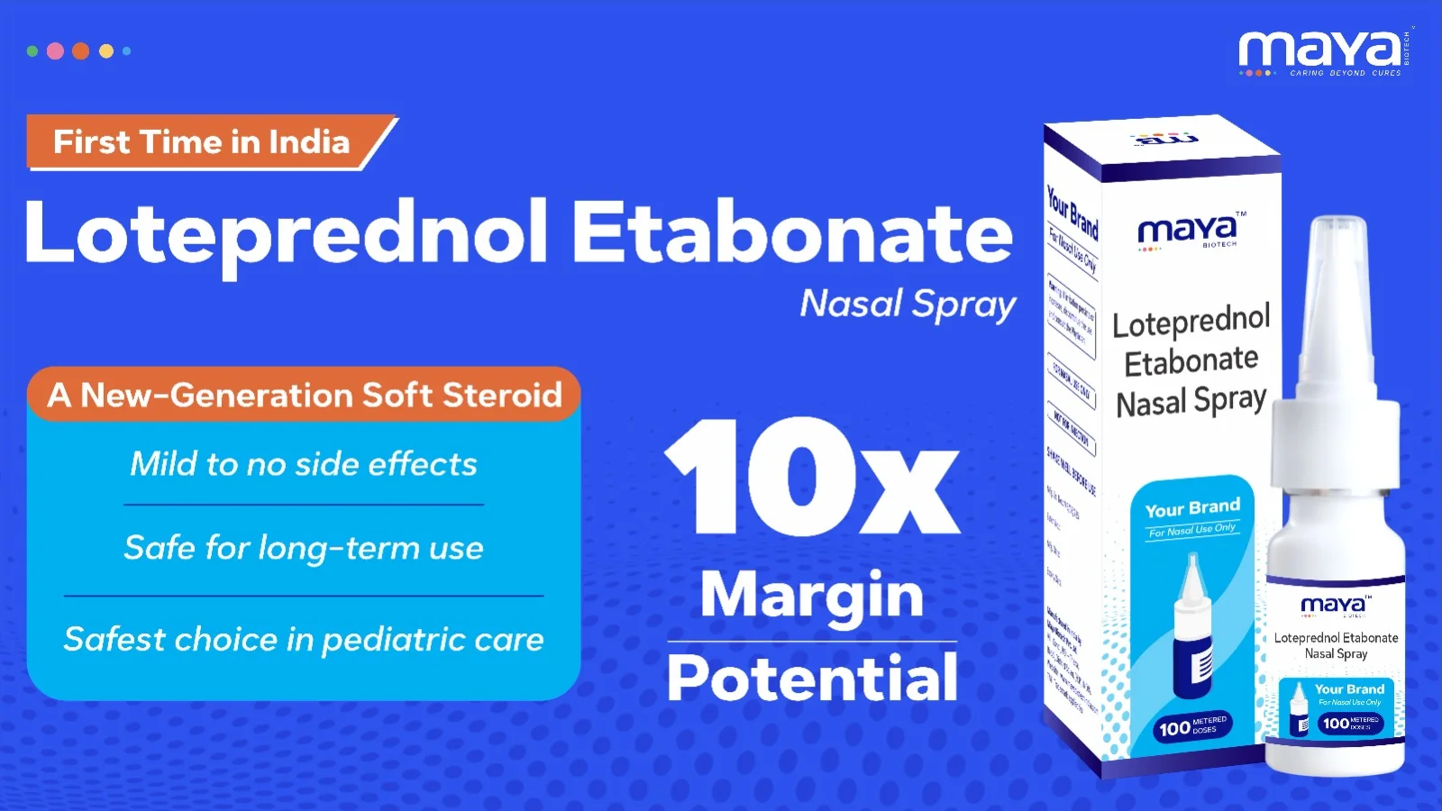 Loteprednol Nasal Spray – Uses & Benefits | Maya Biotech
